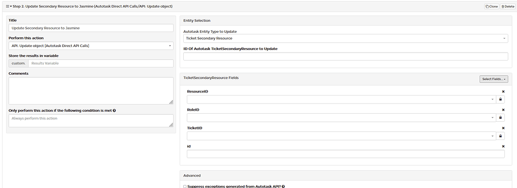 Creating a new Ticket and Adding Secondary Resource - Help & Questions - MSPintegrations